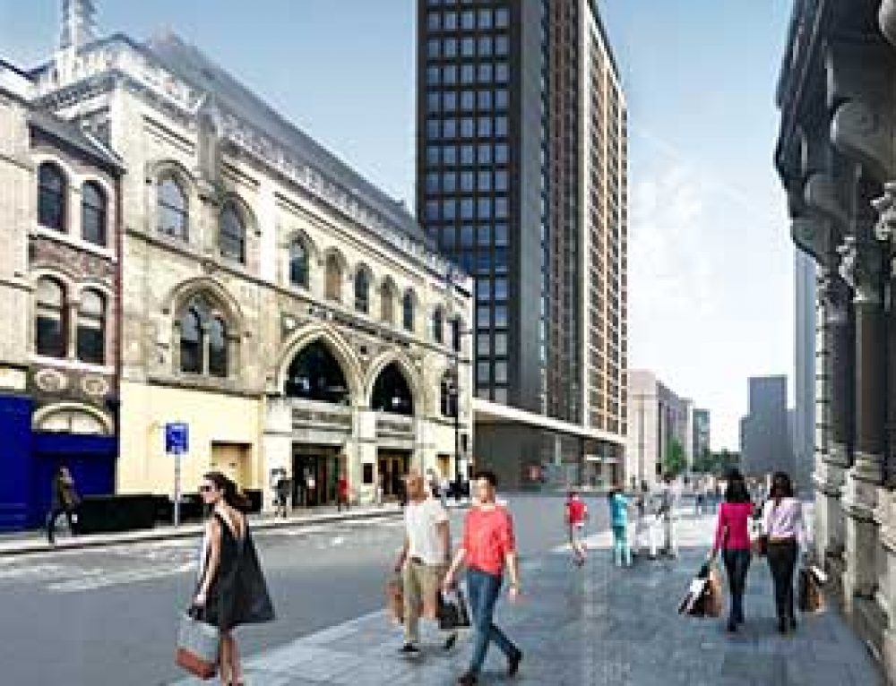 Aerial View of MasterPlan – Cardiff Central Square